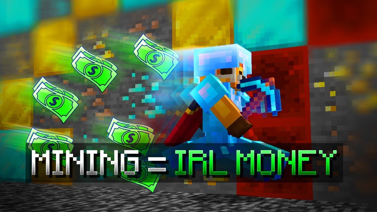 Minecraft, But Your Blocks= IRL Money - YouTube