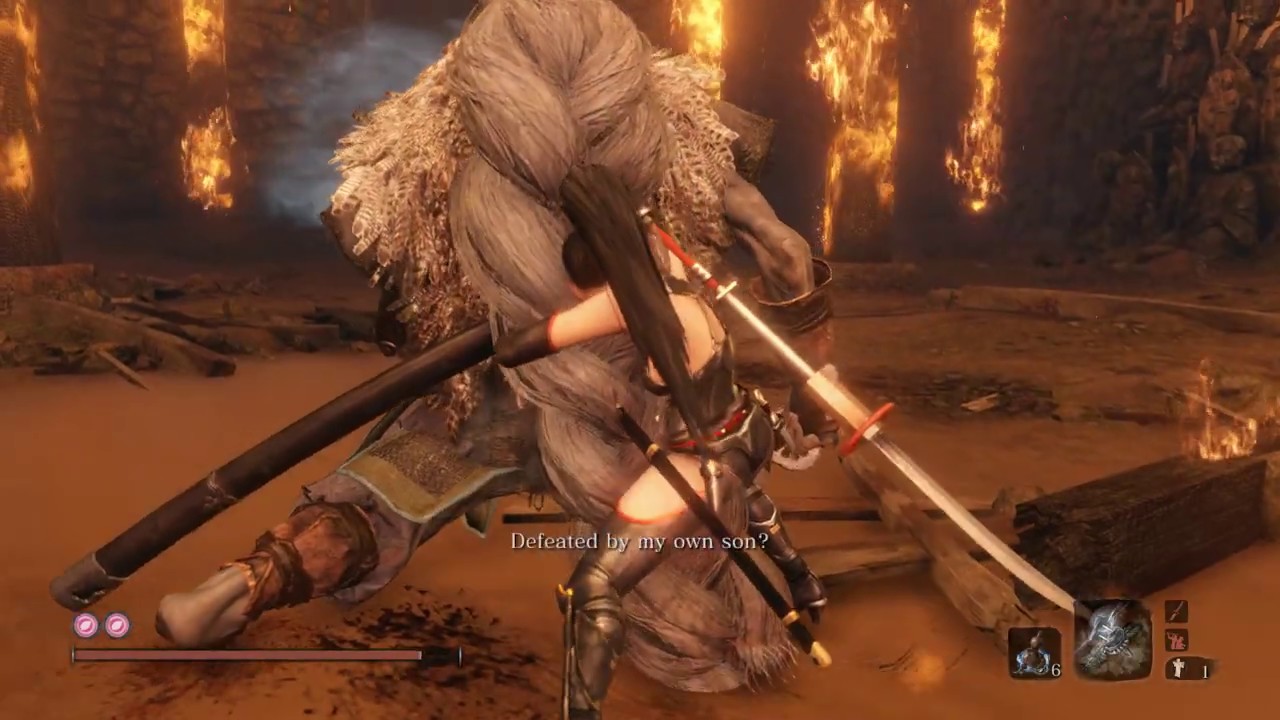 Sekiro Fight Father Owl Youtube