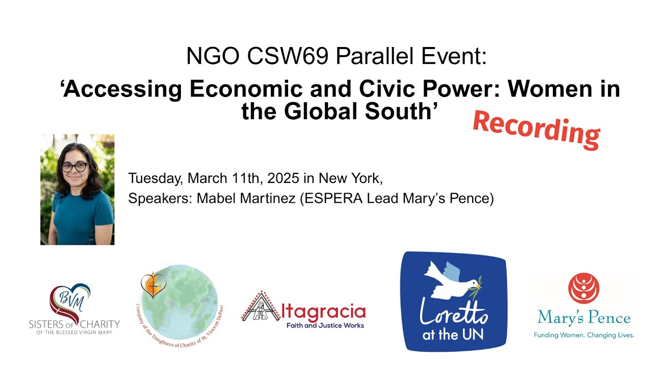 2025 NGO CSW69 Parallel Event Accessing Economic and Civic Power ...