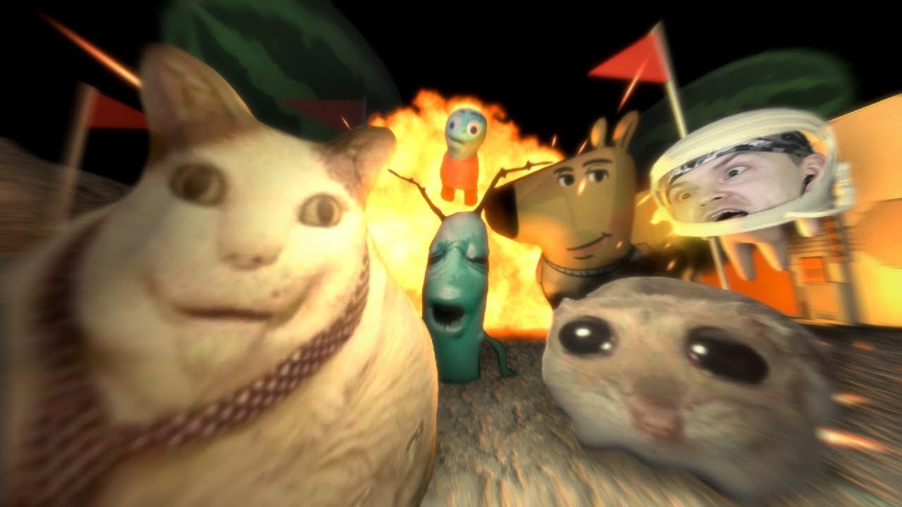 БУ! ИСПУГАЛСЯ? НЕ БОЙСЯ, ЭТО ХОРРОР ИГРА С МЕМАМИ Boo! Afraid? | Бу ...