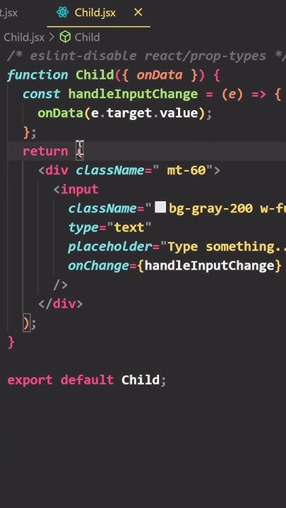 How to Pass data from child to parent component in React #ReactTutorial #webdevsimplified - YouTube