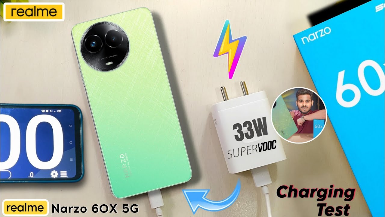 Realme Nazro 60x 5G Charging Test 0% to 100% || Realme Nazro 60x 5G ...