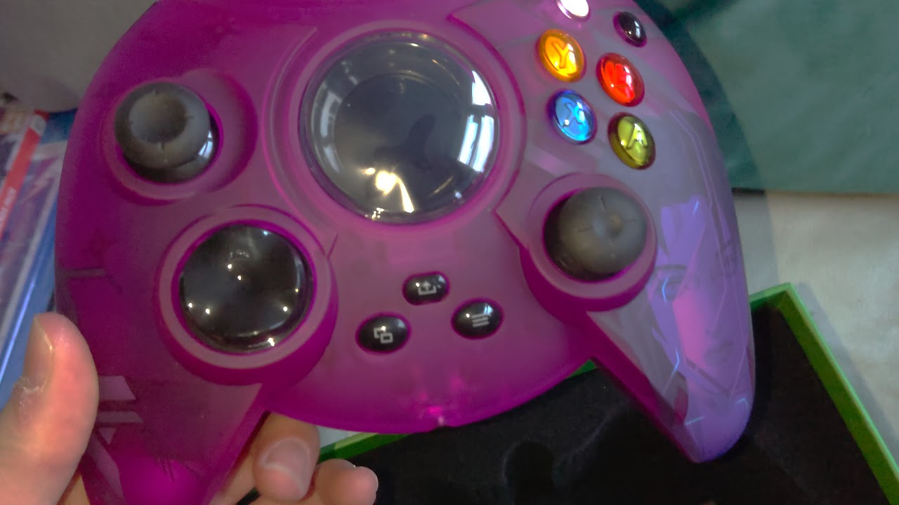 HyperKin Limited Edition Halo (Cortana) Duke Xbox controller unboxing ...