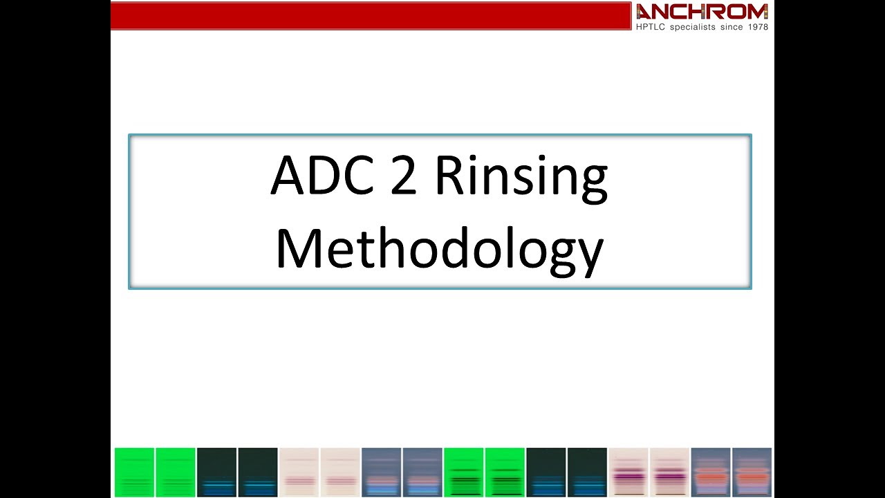 CAMAG Automatic Development Chamber (ADC 2) rinsing tutorial. - YouTube