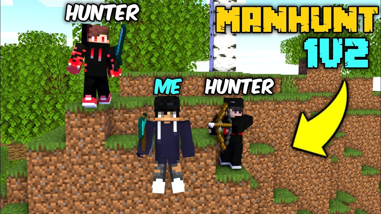 Minecraft SPEEDRUNNER VS 2 HUNTERS (1V2) MANHUNT || Minecraft India ...