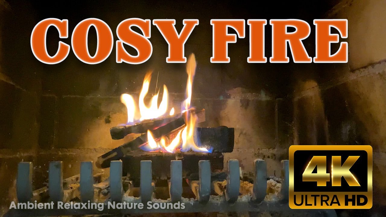 🔥 3 HOURS cosy fire 4K | open fire for cold nights | relax & enjoy 🔥 ...