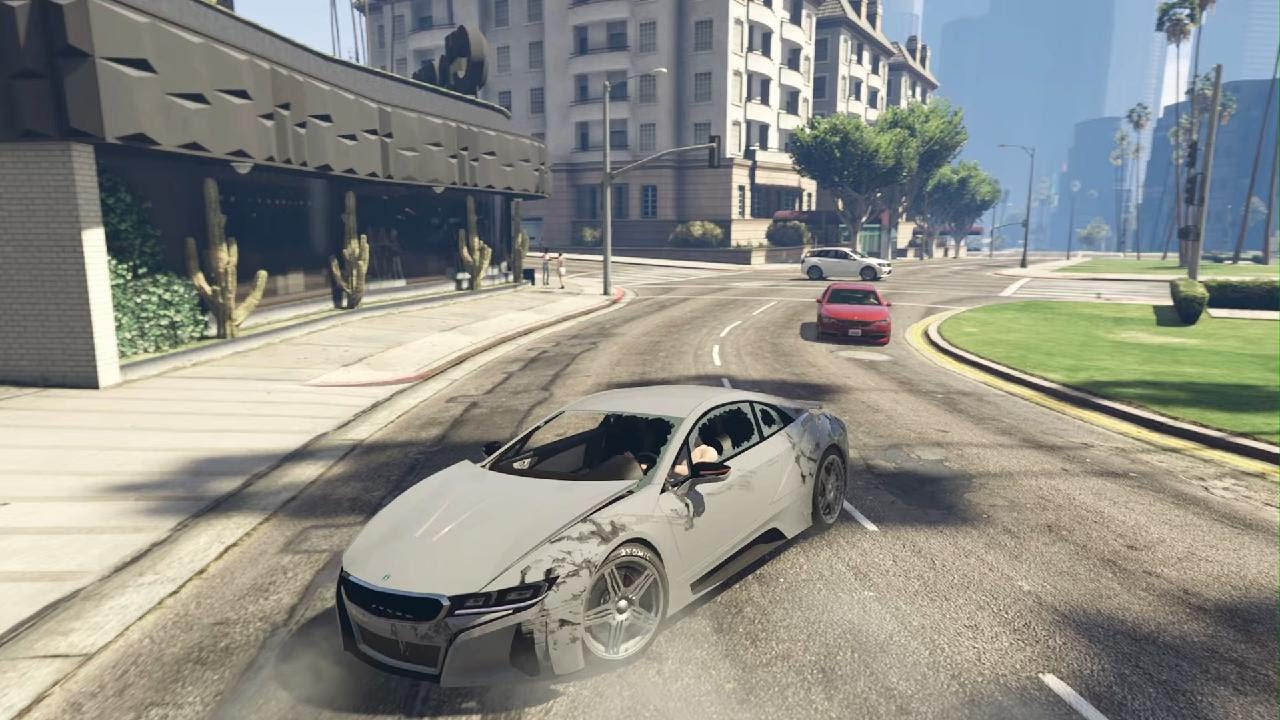 Grand Theft Auto V Almost Flawless High Speed Driving - YouTube