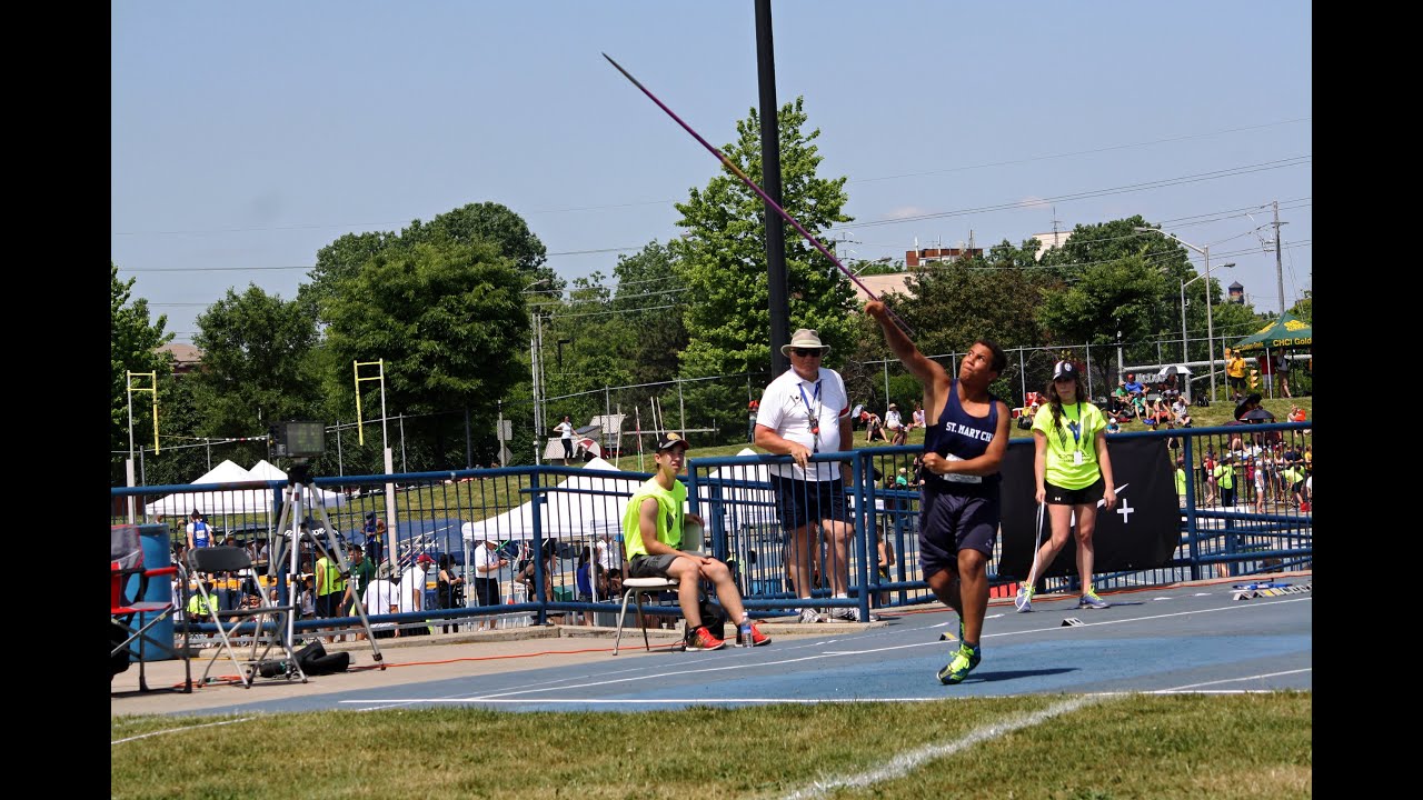 Jared's OFSAA Gold Medal in Javelin - YouTube