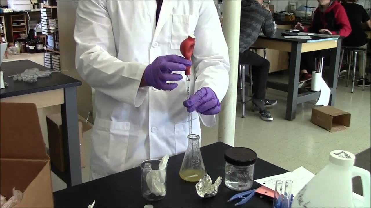 Pipetting Bacterial Cells into Centrifuge Tubes - YouTube