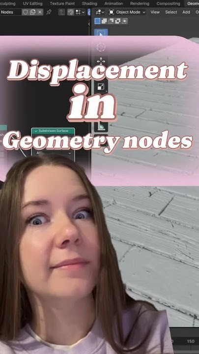 What? Displacement in geometry nodes? #3d #blender #3dmodeling - YouTube