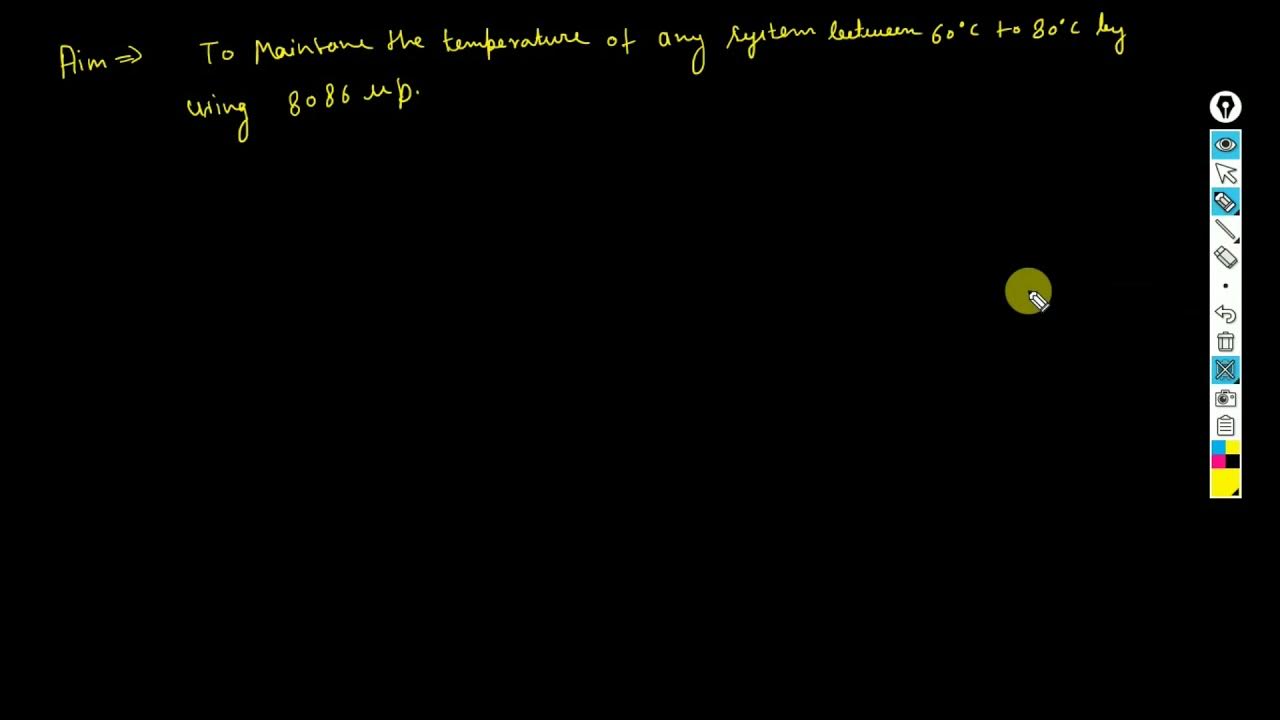 Temperature Control by using 8086 microprocessor - YouTube