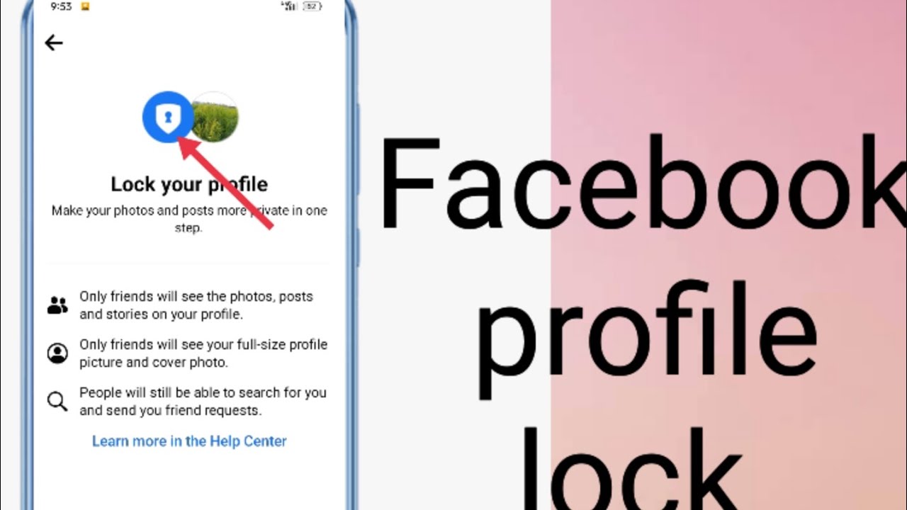 how to the Facebook profile lock - YouTube