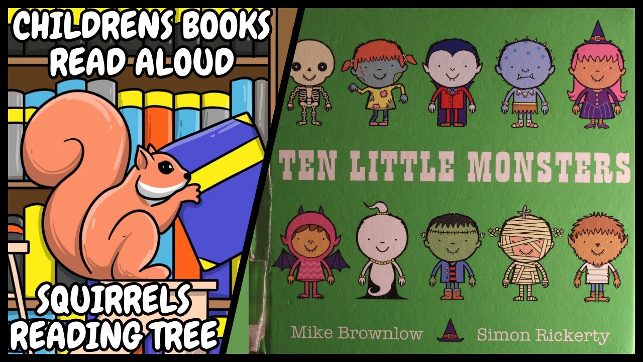 10 Little Monsters - Halloween Story - YouTube