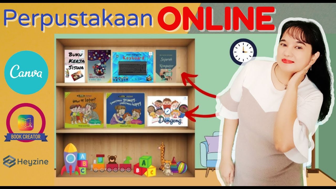 Membuat Perpustakaan Digital | Membuat Perpustakaan Online - YouTube