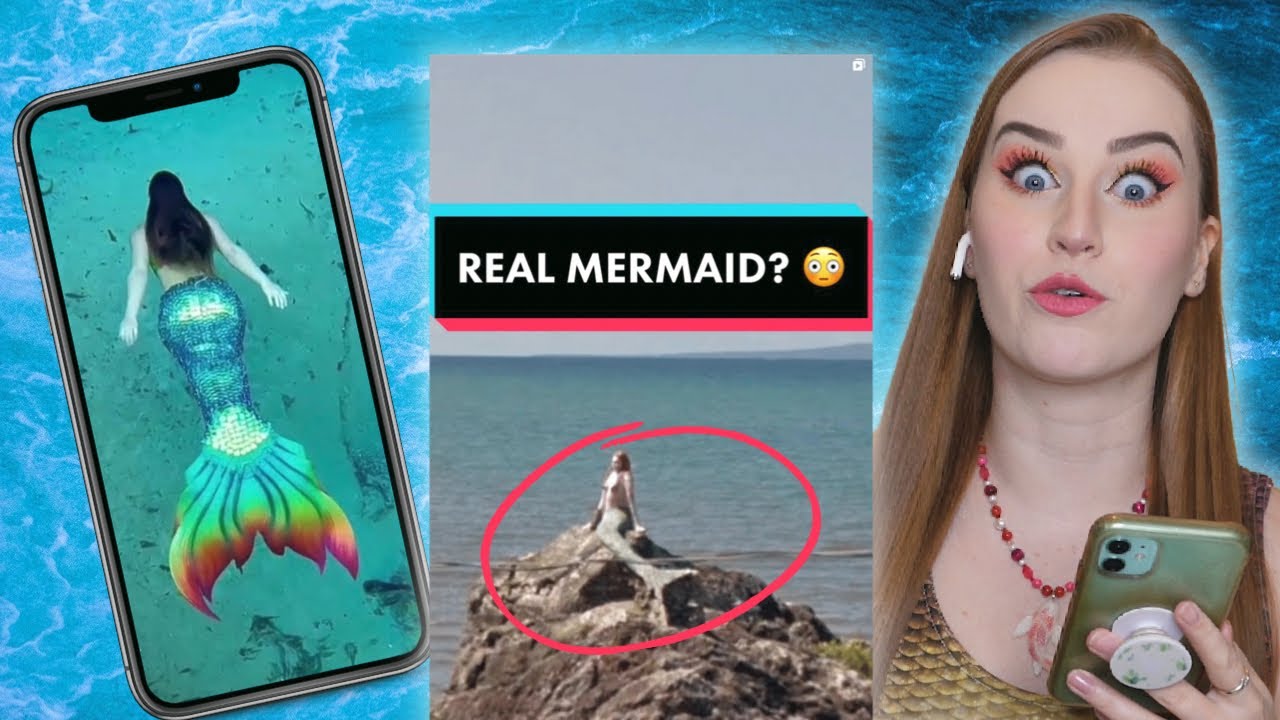 Reacting to REAL MERMAIDS on TikTok! - YouTube