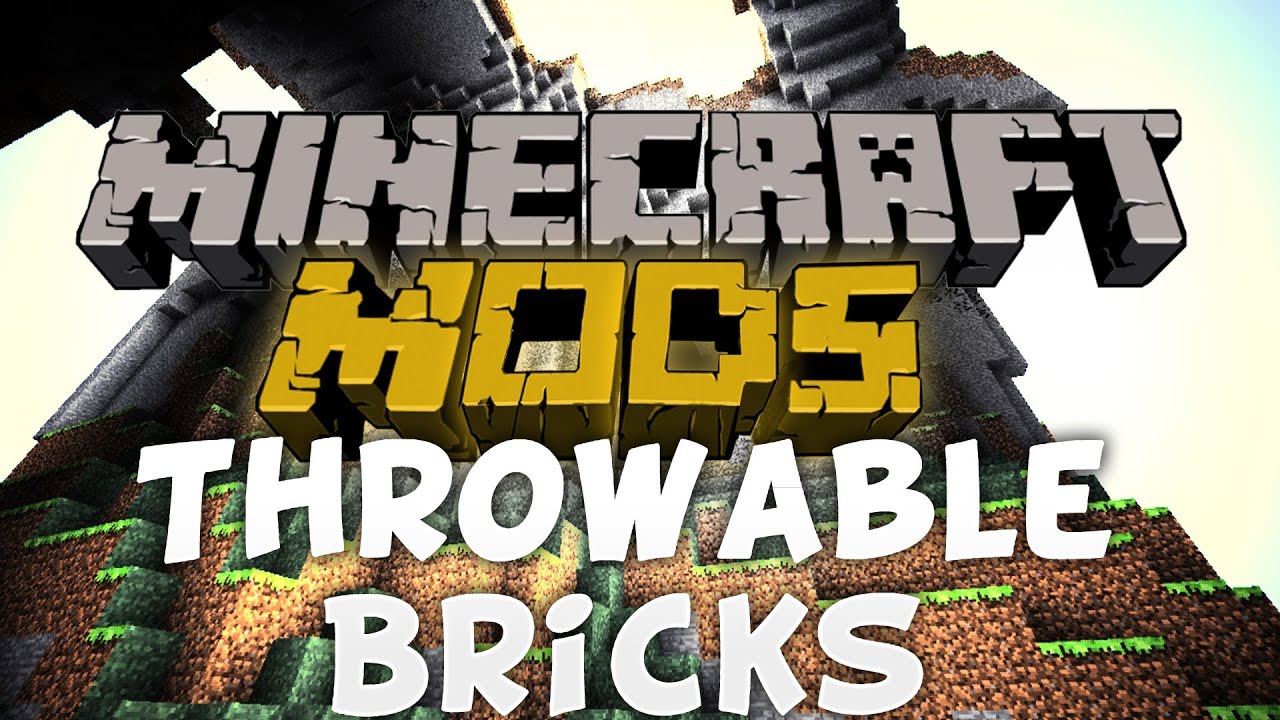 Minecraft Mods - Throwable Bricks - YouTube