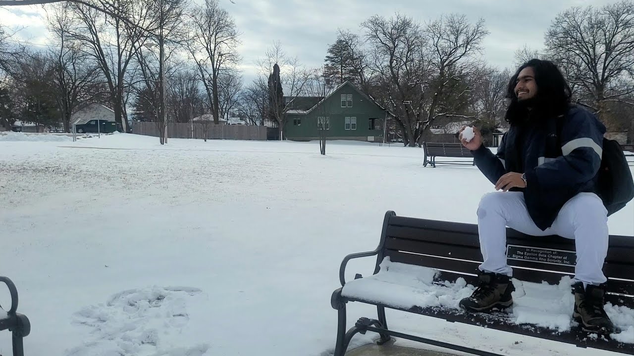️ Playing with Snow in USA ☃️ - YouTube