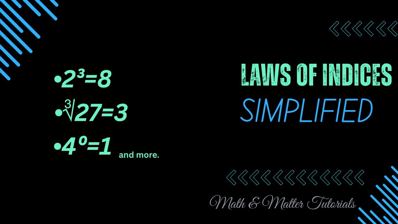 Laws of Indices Explained – Meaning, Uses & Worked Examples | Math ...