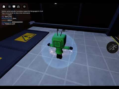 Three minutes of me running around in "lethal ai test" in roblox 😭 ...