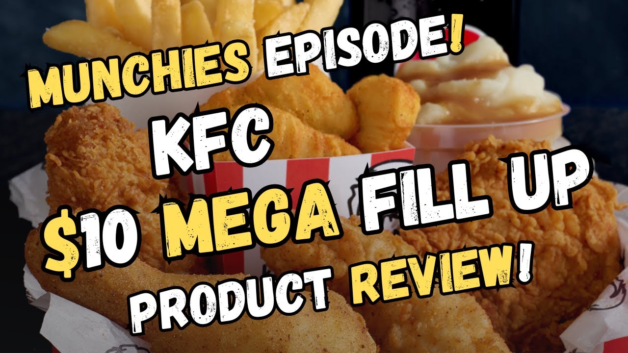 How Good Is The KFC $10 Mega Fill Up Meal? - Retro Man Down Under - YouTube