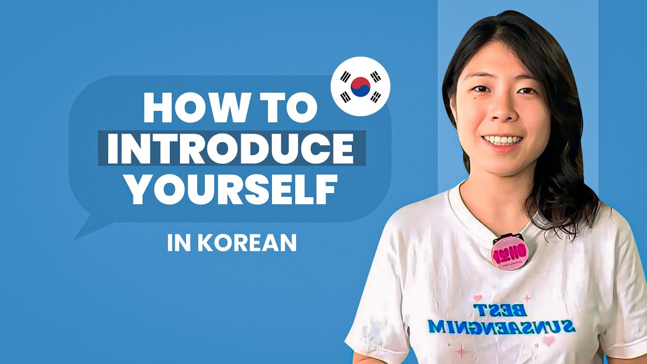 How To Introduce Yourself In Korean | Learn Korean - YouTube