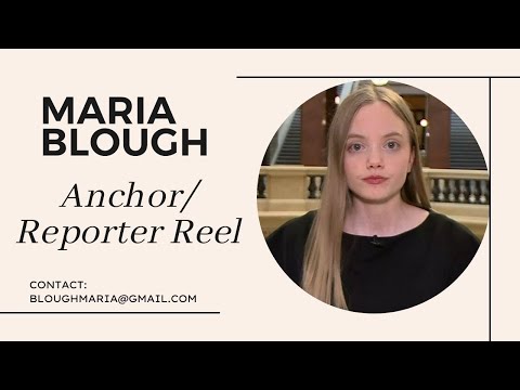 Maria Blough Anchor/Reporter Reel 2023