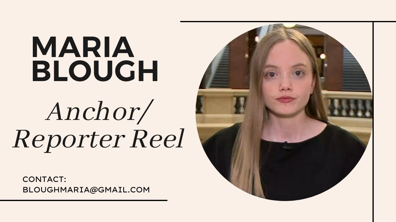 Maria Blough Anchor/Reporter Reel 2023 - YouTube