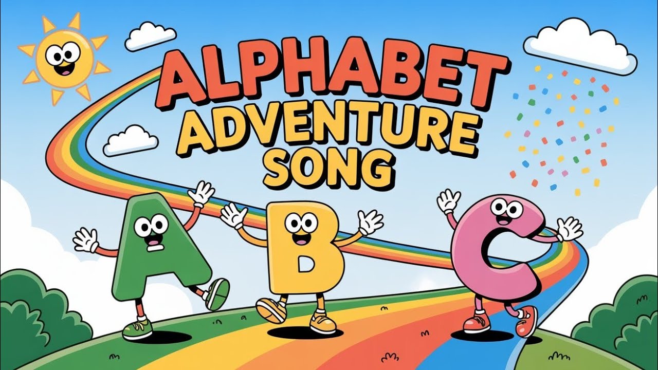 Alphabet Adventure Song | A to Z Fun Learning for Kids | ABC Cartoon ...