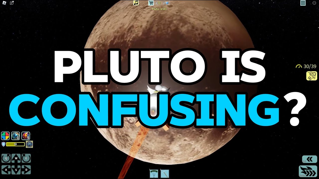 Exploring the Beautiful Pluto and Charon | The Space Simulator Roblox ...