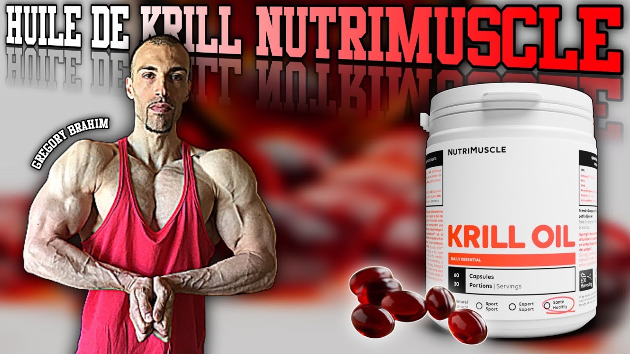 HUILE DE KRILL NUTRIMUSCLE - CODE PROMO NMA_GREGORY - YouTube