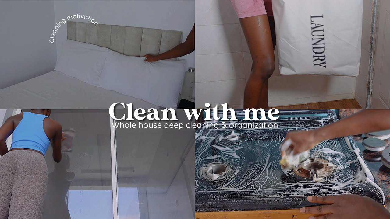 CLEAN WITH ME || deep house cleaning + organization ||life of a Nigerian girl | cleaning ...