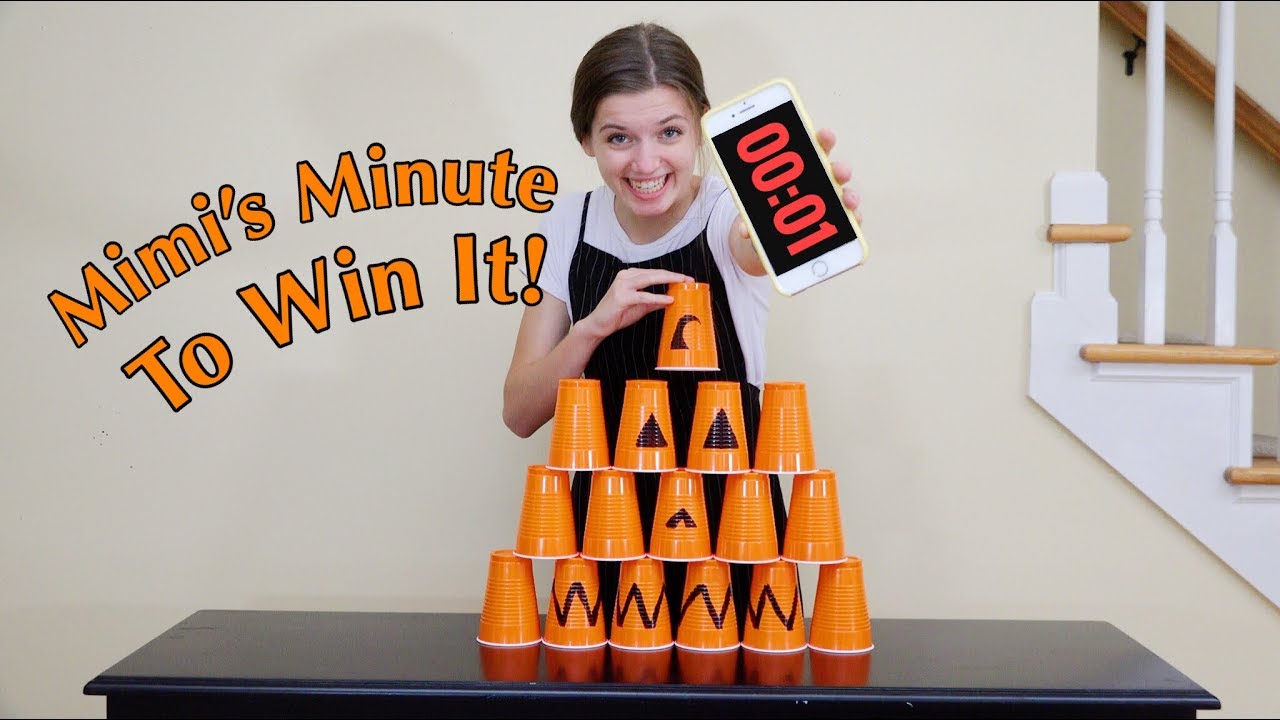 Mimi's Minute to Win It Halloween Edition! - YouTube