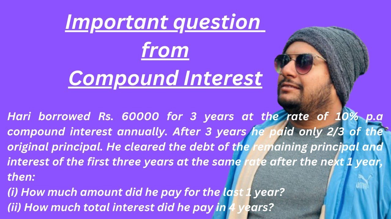 Important question from compound interest. - YouTube