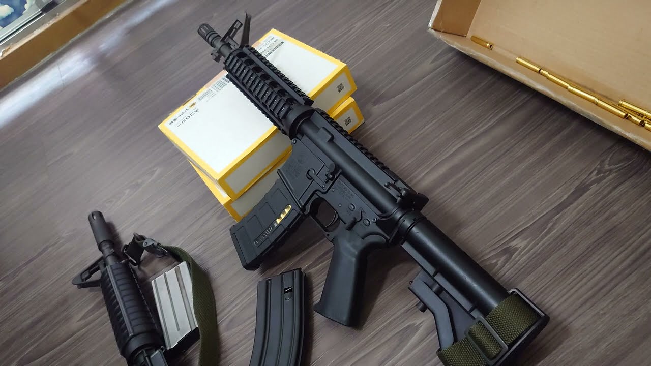 Airsoft RARE ARMS Shell Ejecting M4 CQBR - YouTube