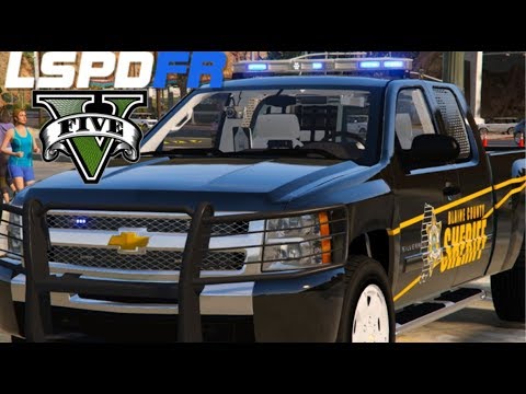 GTA V - LSPDFR #183: SHERIFF - Chevrolet Silverado - YouTube