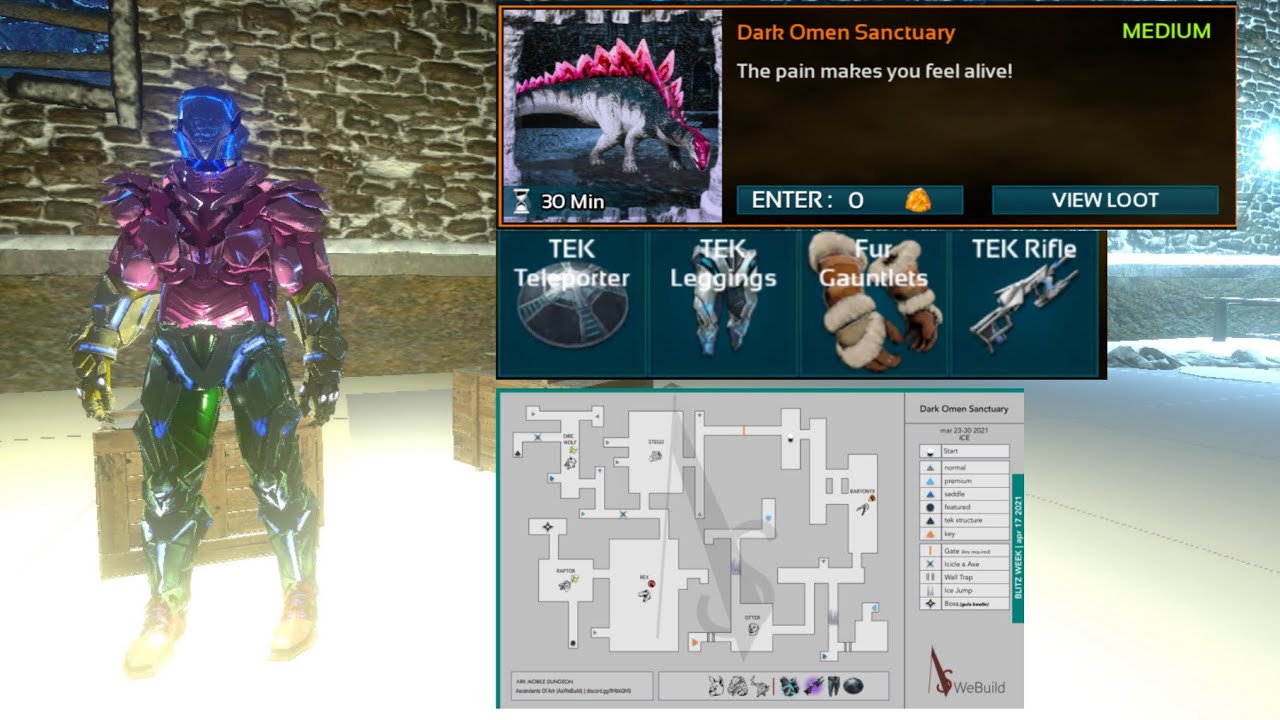 #dungeon - Dark Omen Sanctuary | Hero Gaming Yt #arkmobile #map - YouTube
