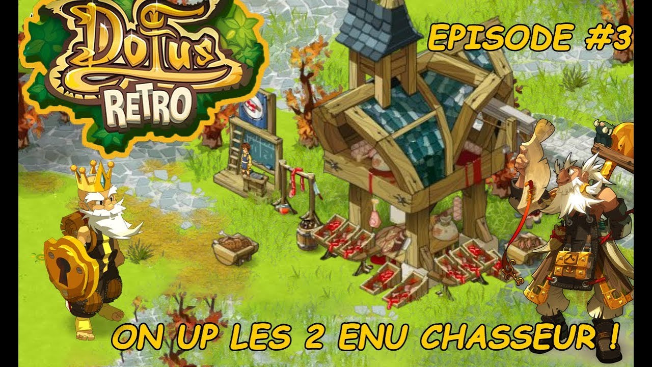 DOFUS RETRO - ON FARM POUR AUGMENTER LE MÉTIER CHASSEUR DES ENU ...