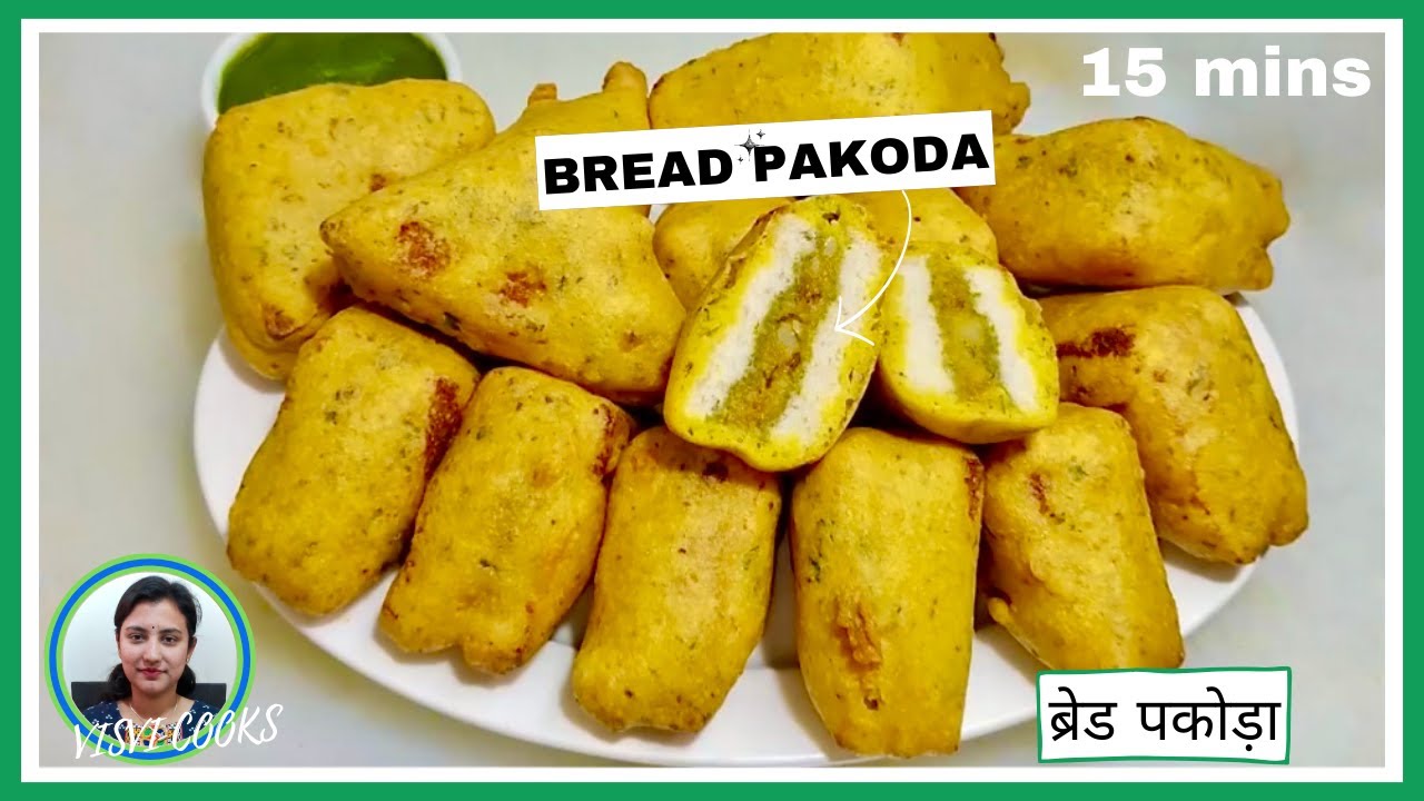 Bread Pakoda Recipe | Easy And Perfect Bread Pakoda | ब्रेड पकोड़ा ...