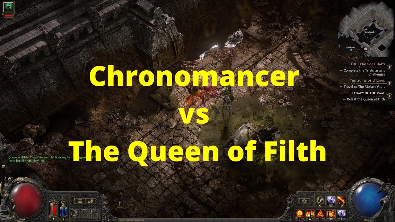 POE2: Chronomancer vs The Queen of Filth (Act 3 ) - YouTube