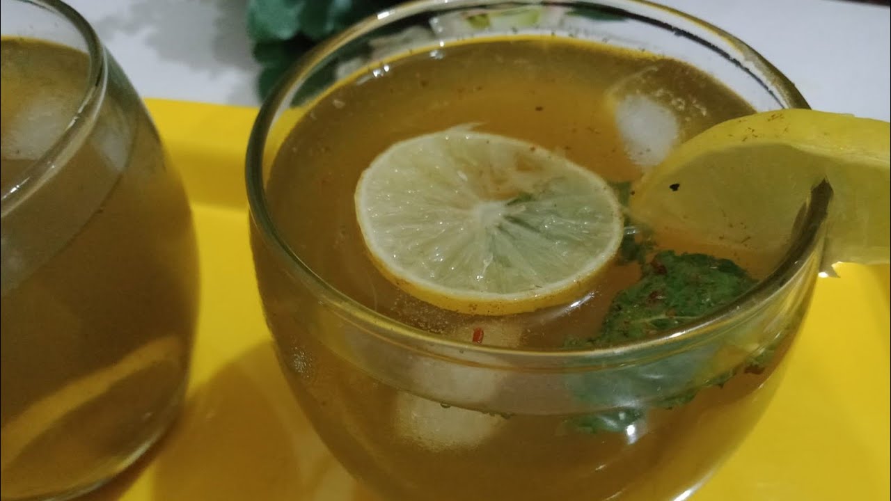 Summer drink.Refreshing podina and limu drink/Recipe by Cook with ...