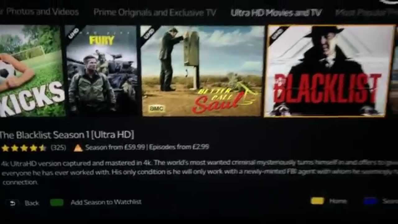 4K Ultra HD Netflix & Amazon UK video demo late 2015 - YouTube