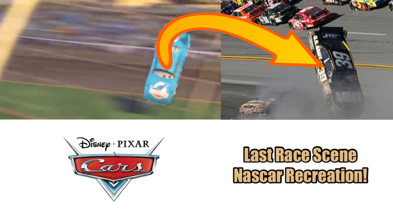 CARS last race scene (Nascar version) (5) - YouTube