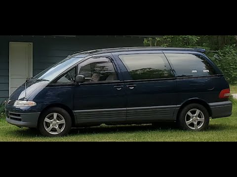1995 Toyota JDM Diesel AWD Skini Van (Estima Emina ~Previa) - YouTube