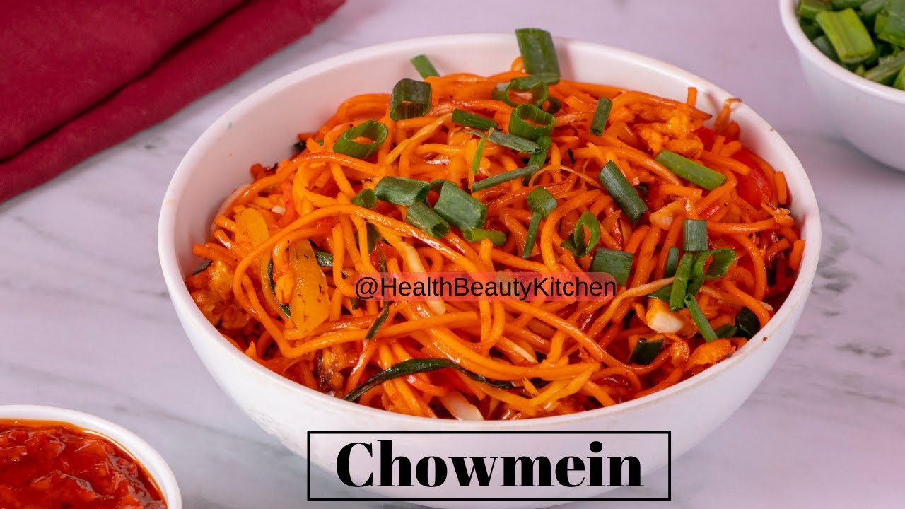 How to Make Chowmein at Home Veg Recipe in Hindi Chaumin Kaise Banate ...