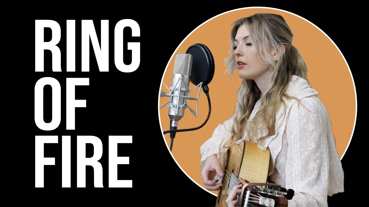 JOHNNY CASH: Ring of Fire (Ruby Gilbert Solo Cover) - YouTube