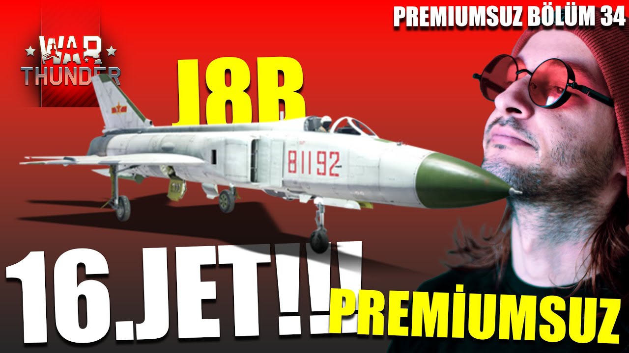 16.JET! J8B AÇTIK SIRADA F16 VAR! VE KASIYORUZ! PREMİUMSUZ EFSANE SERİ ...