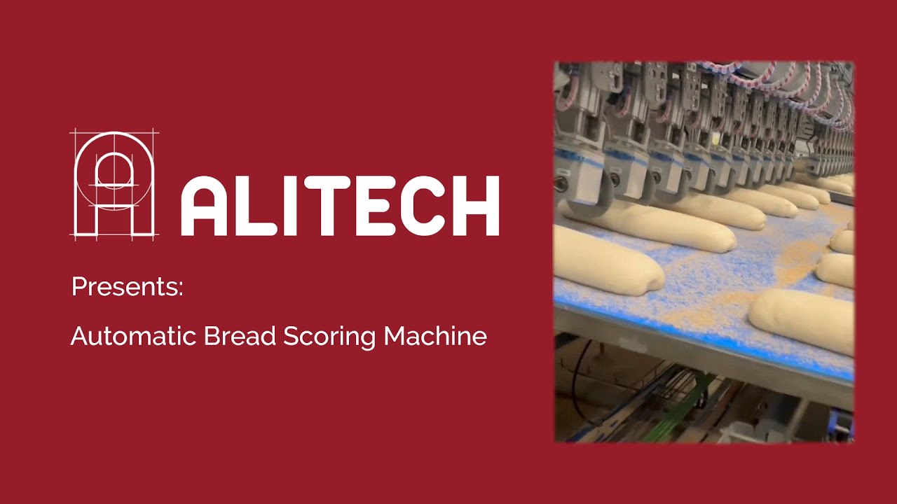 Alitech automatic Bread Scoring Machine - YouTube