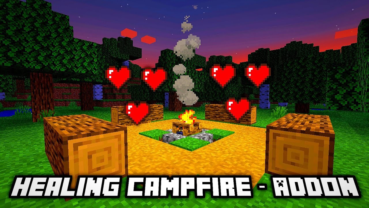 Baru‼️| Healing Campfire - Addon (Minecraft Showcase) - YouTube
