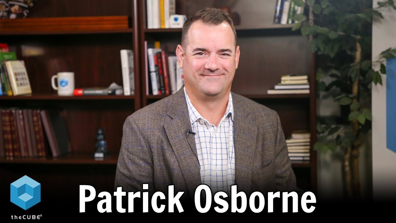 Patrick Osborne, HPE | CUBE Conversation, September 2019 - YouTube