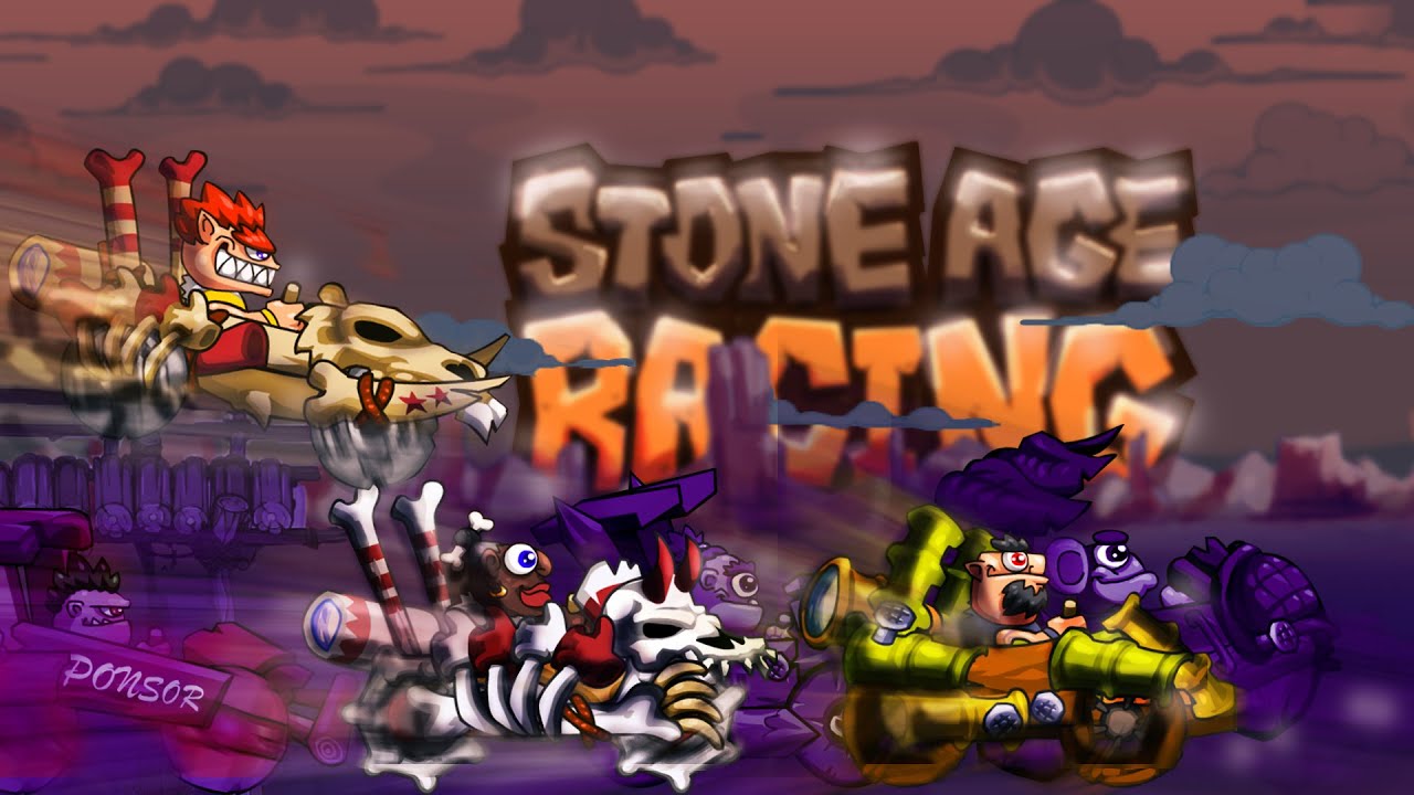OOGABOOGA! FASTA! SMASHA! (Stone Age Racing — [Y8 Games] - YouTube